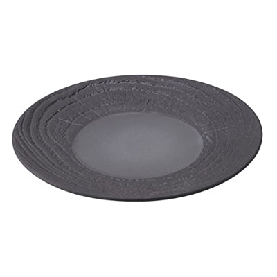 ARBORESCENCE DINNER PLATE 21.5 X 2.5CM - LIQUORICE — PORTSTORES